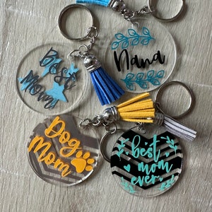 Personalized Round Keychains, 2 Inch Round Acrylic Custom Keychains ...