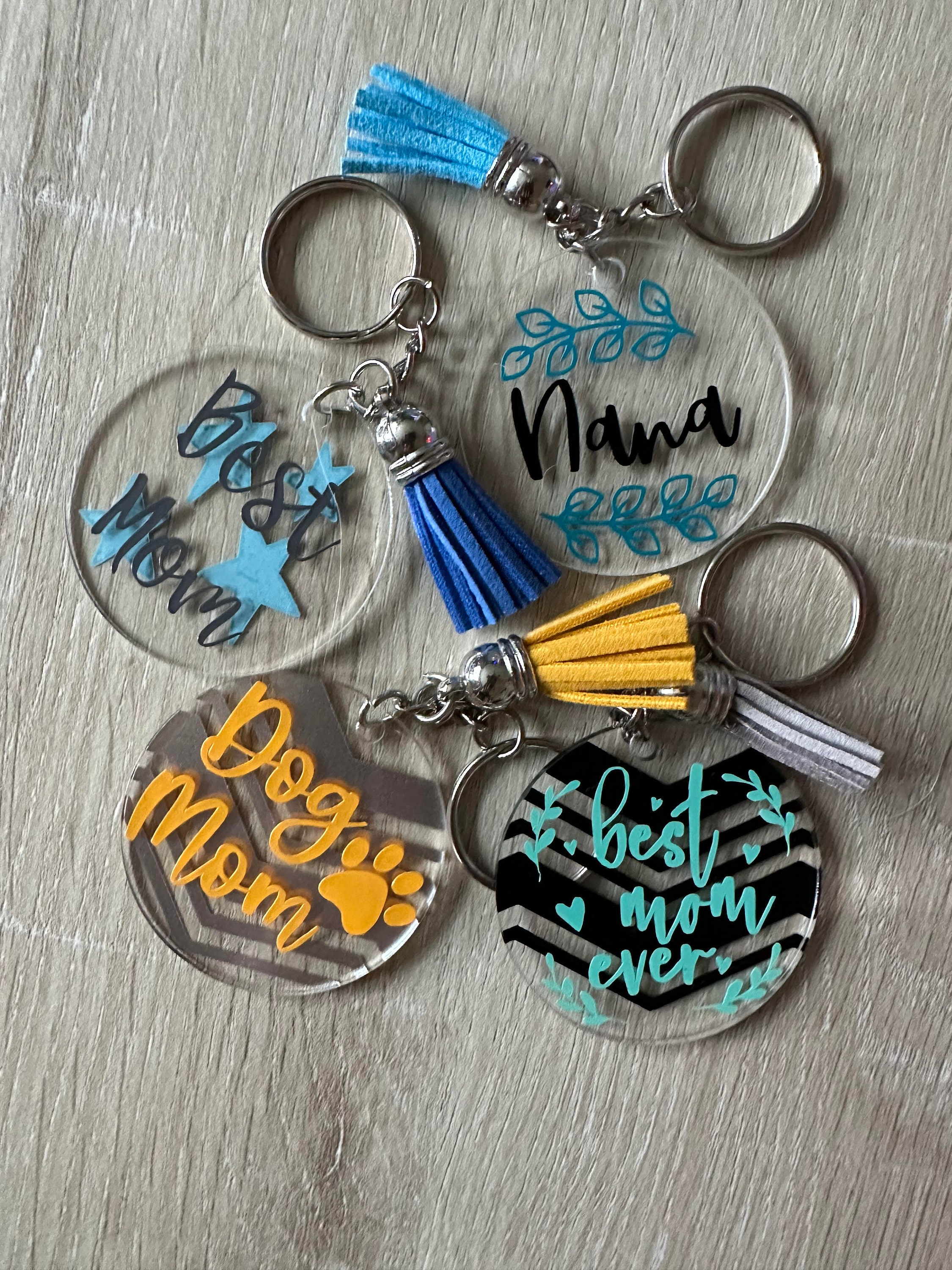 Personalized Round Keychains, 2 Inch Round Acrylic Custom Keychains ...