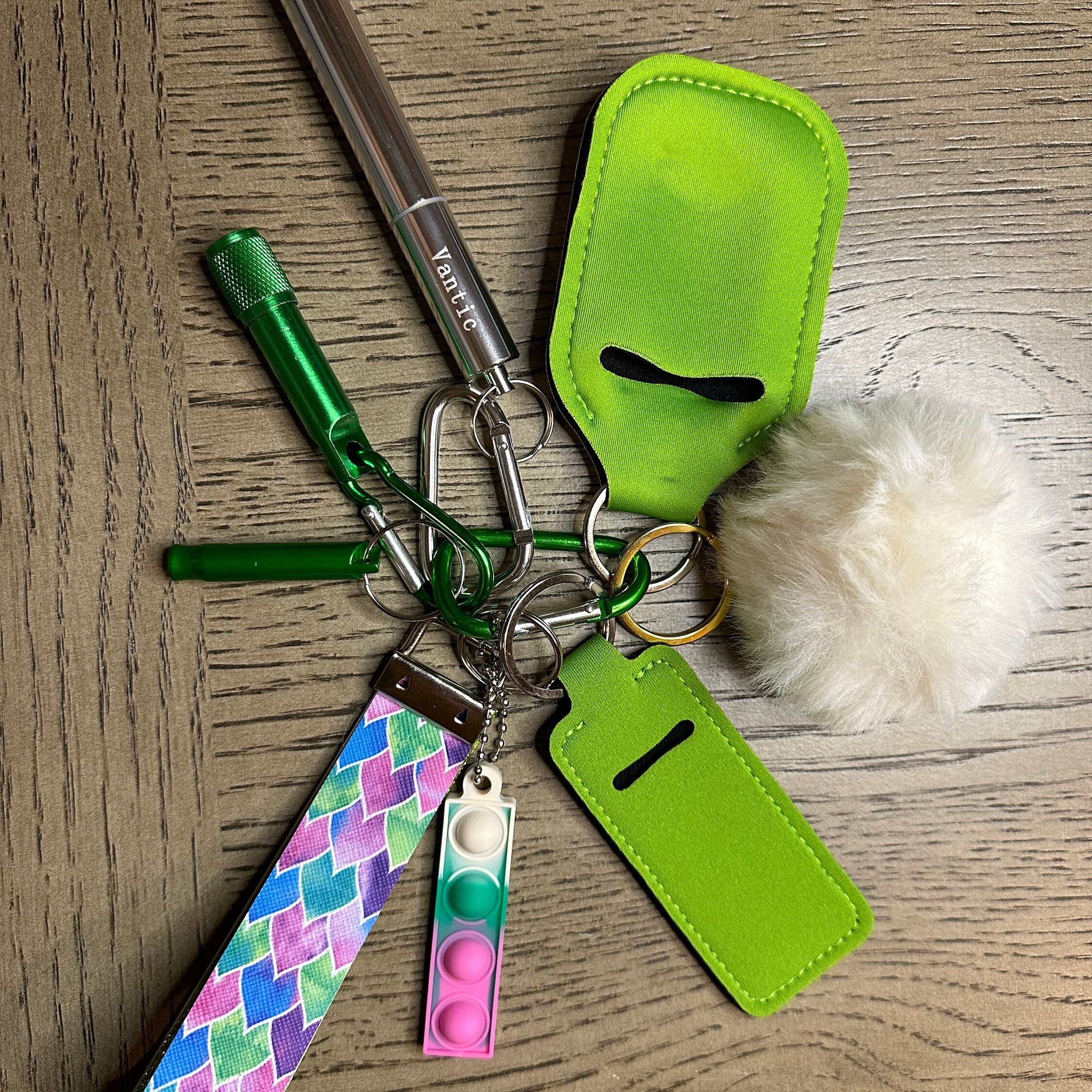 Mermaid Utility Keychain Mermaid Safety Keychain Kids - Etsy