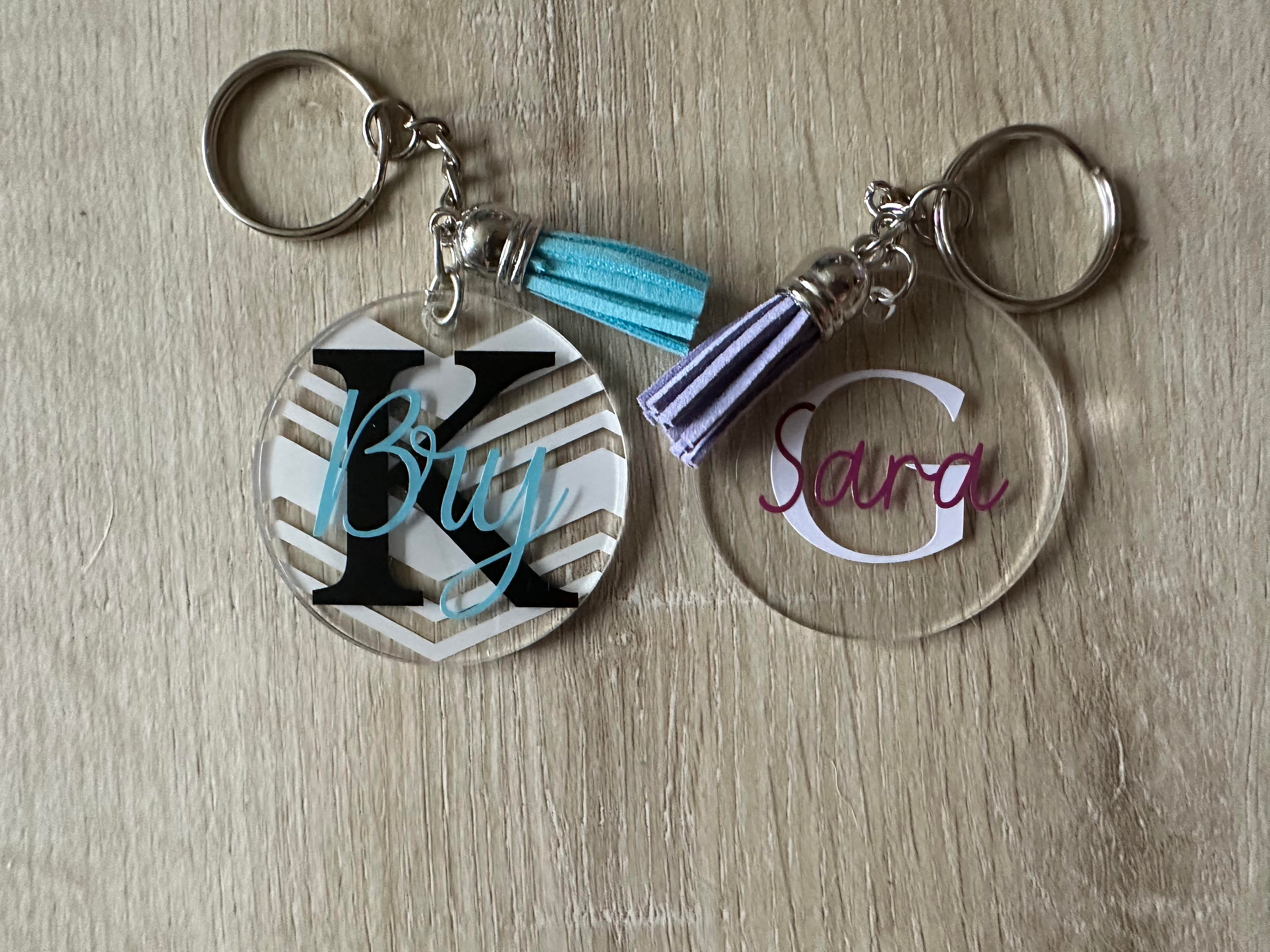 Personalized Round Keychains, 2 Inch Round Acrylic Custom Keychains ...