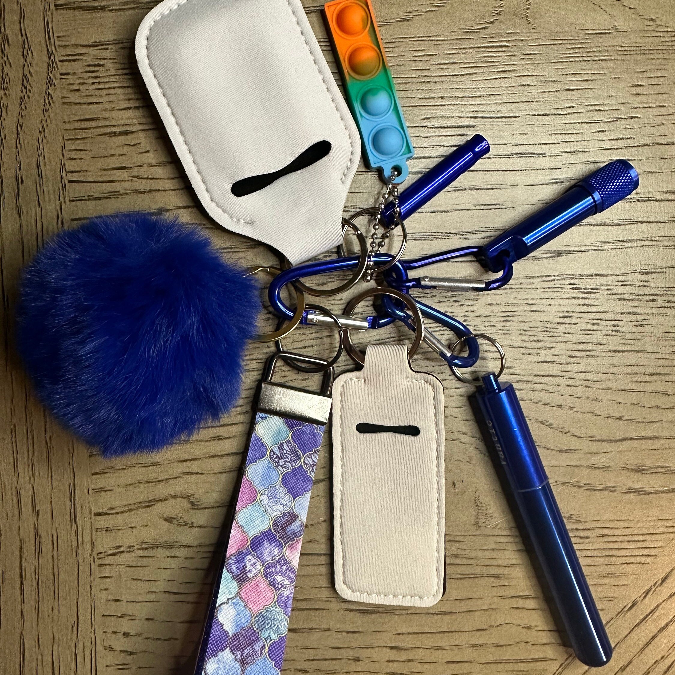 Mermaid Utility Keychain Mermaid Safety Keychain Kids - Etsy