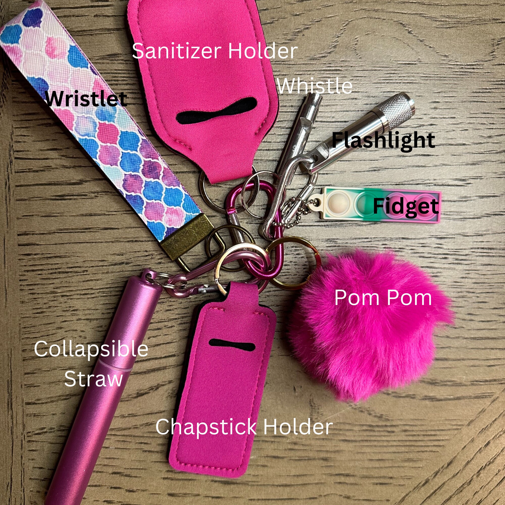 Mermaid Utility Keychain, Mermaid Safety Keychain, Kids Mermaid ...