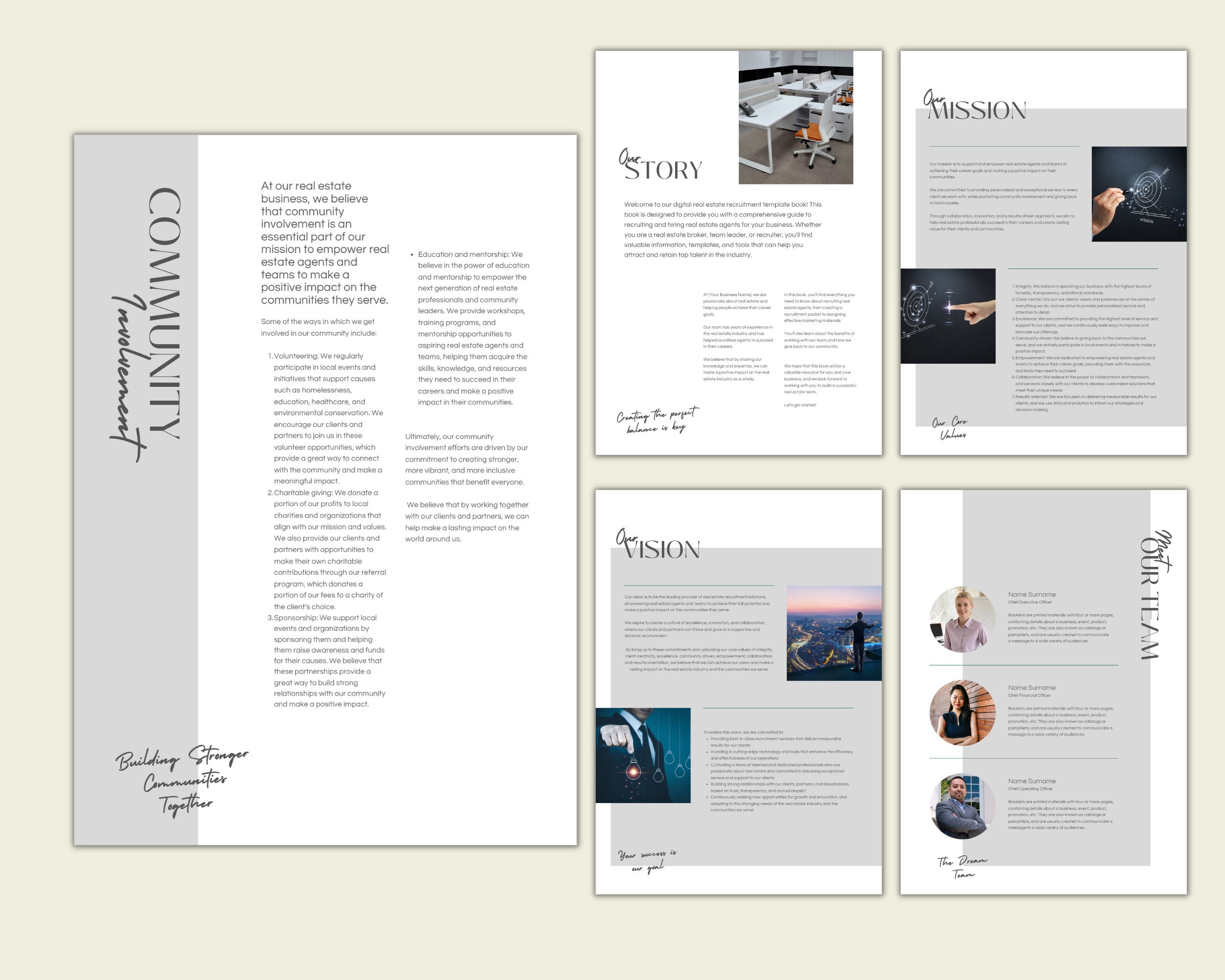 New Agent Recruiting HR Packet - Editable Canva Template - Etsy