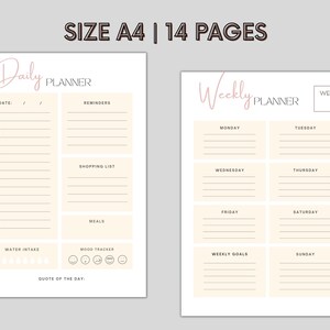Receptionist Planner - Printable Template - Etsy