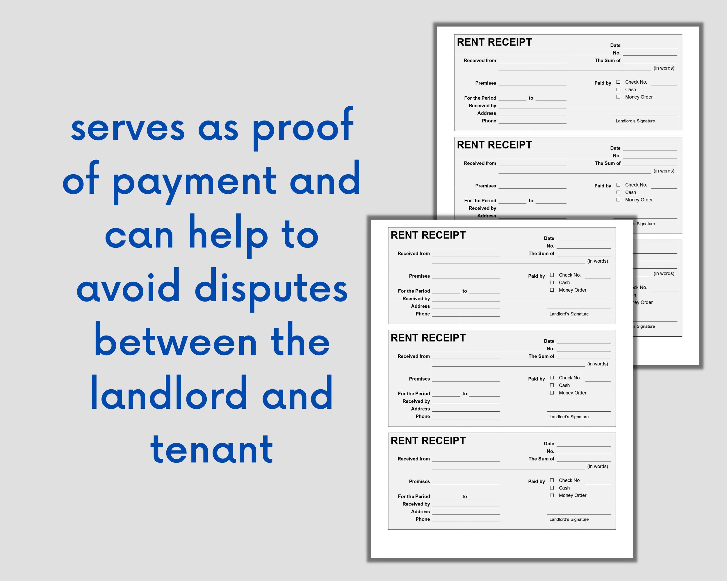 Landlord Rent Receipt | Tenant Receipt | Rent Payment Receipt | MS Word ... Landlord Rent Receipt | Tenant Receipt | Rent Payment Receipt | MS Word ...