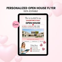 Valentines Day Brunch Invitation Editable Template, Galentine's ...