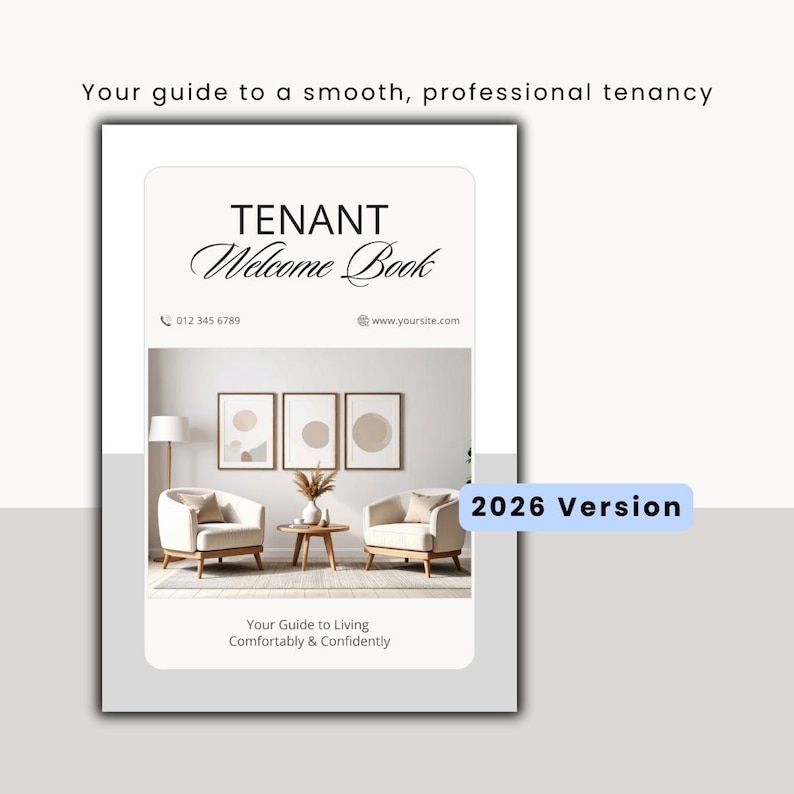 Editable Tenant Welcome Packet | Canva Pre-written Template - Etsy ...