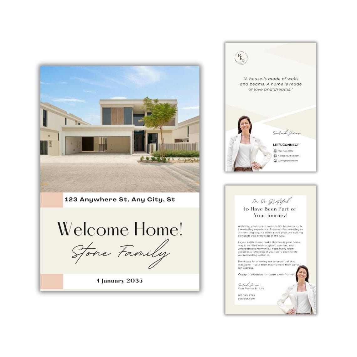 Realtor Closing Day Binder Template, New Homeowner Welcome Packet ...
