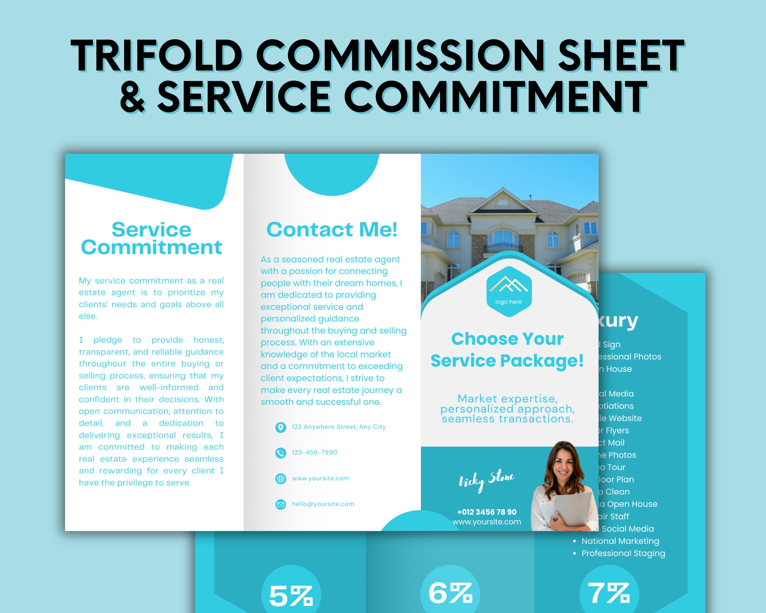 Real Estate Seller Commission Options Sheet Value Proposition ...