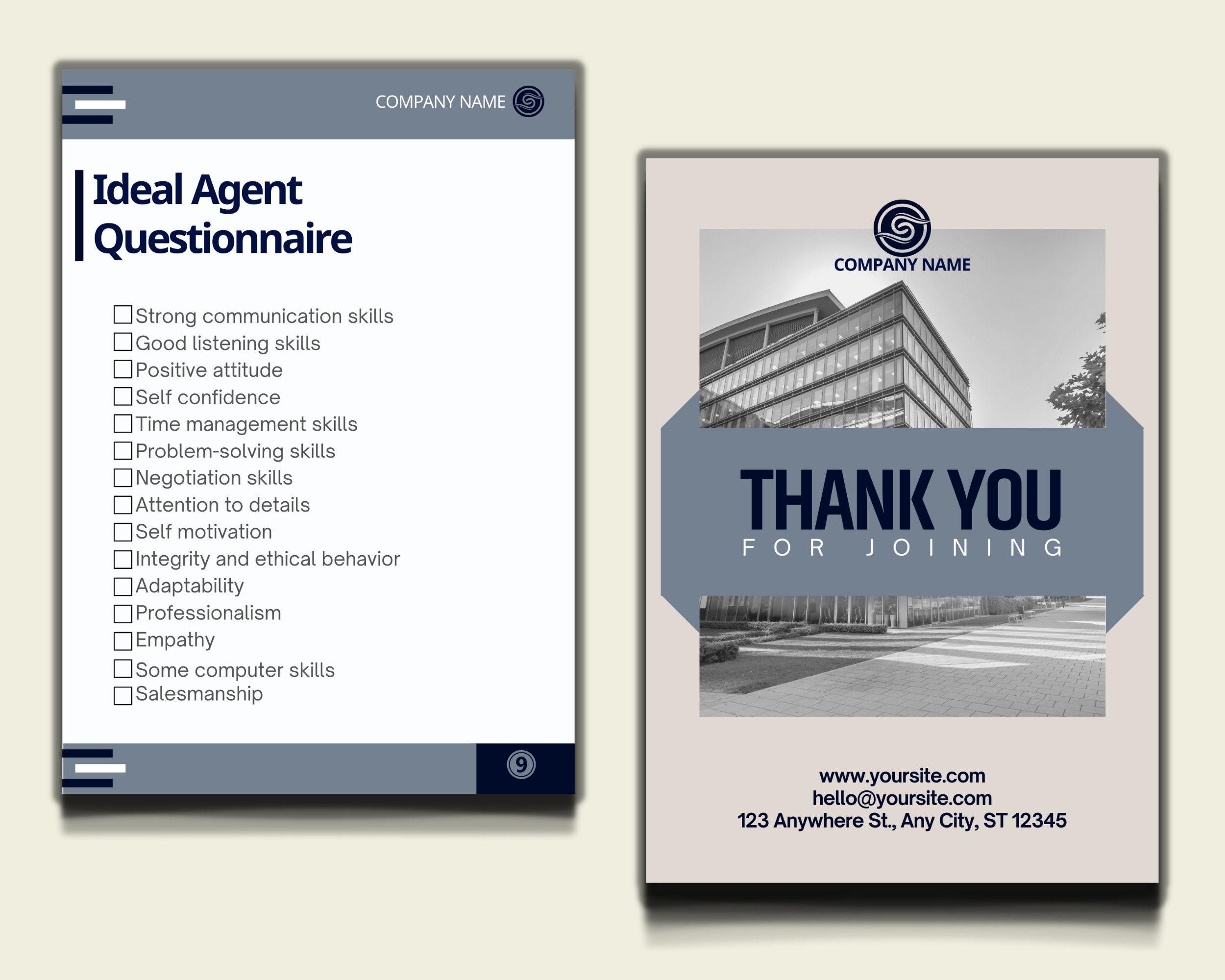Editable Real Estate Recruiting Packet – Canva New Agent Template - Etsy