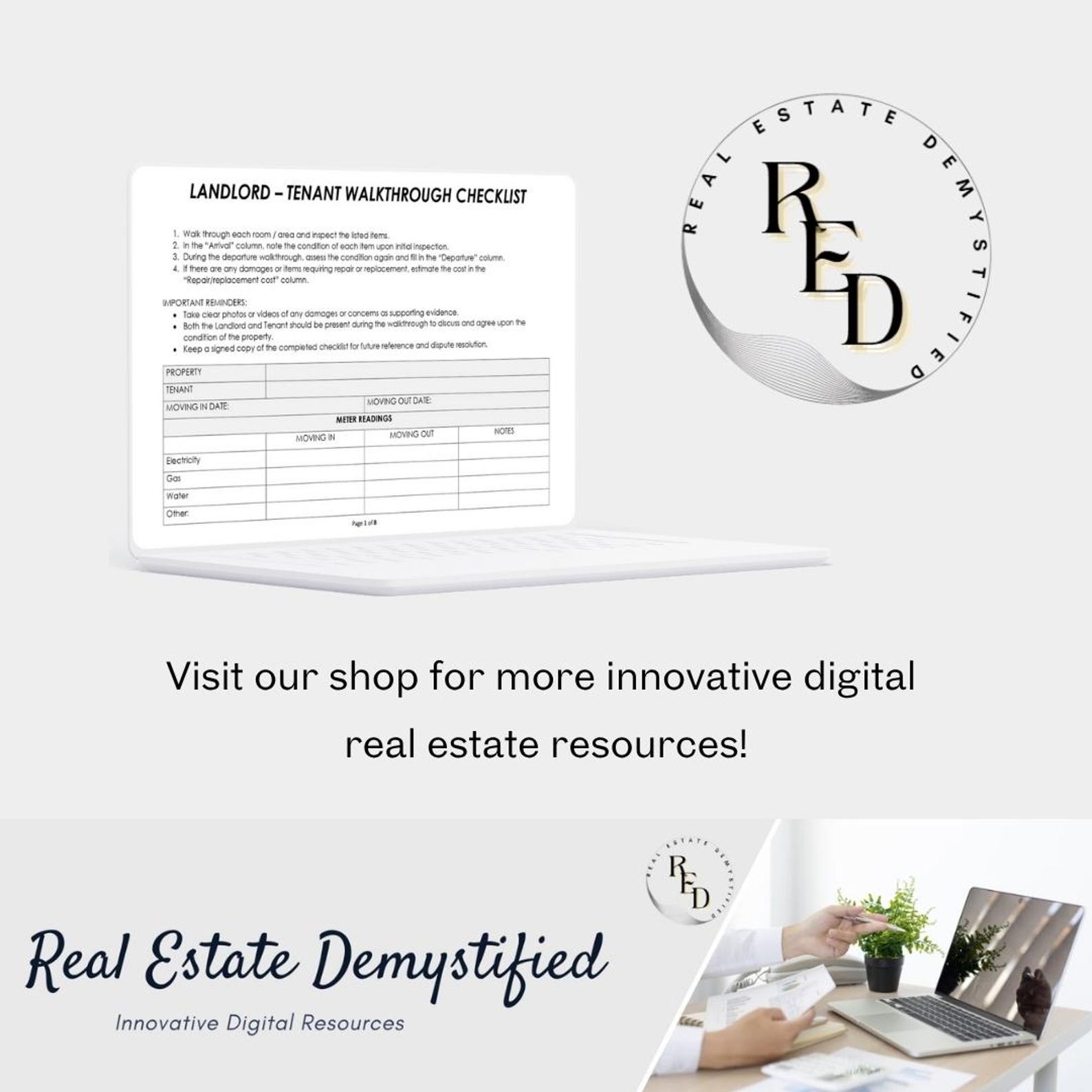 Landlord and Tenant Walkthrough Inspection Checklist - Editable MS Word ...