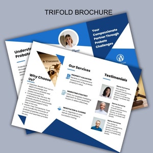 Probate Real Estate Brochure Template: Agent Marketing Flyer (digital ...