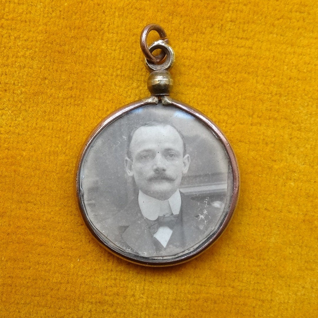 Antique Memento Mori 2 Sided Pendant/mourning Pendant/mourning Charm ...