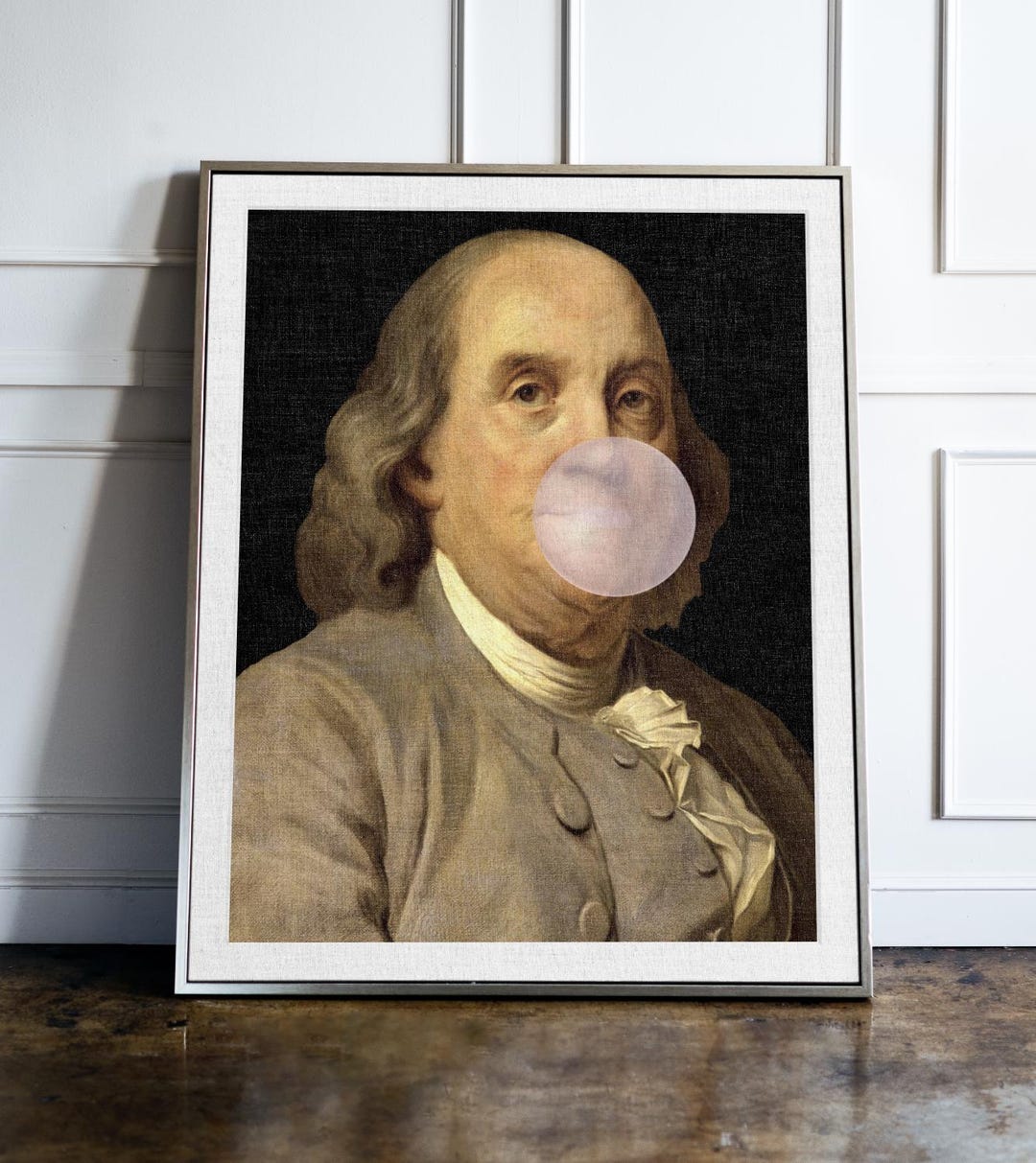 Benjamin Franklin Vintage Altered Art Poster: Humorous Political Home ...
