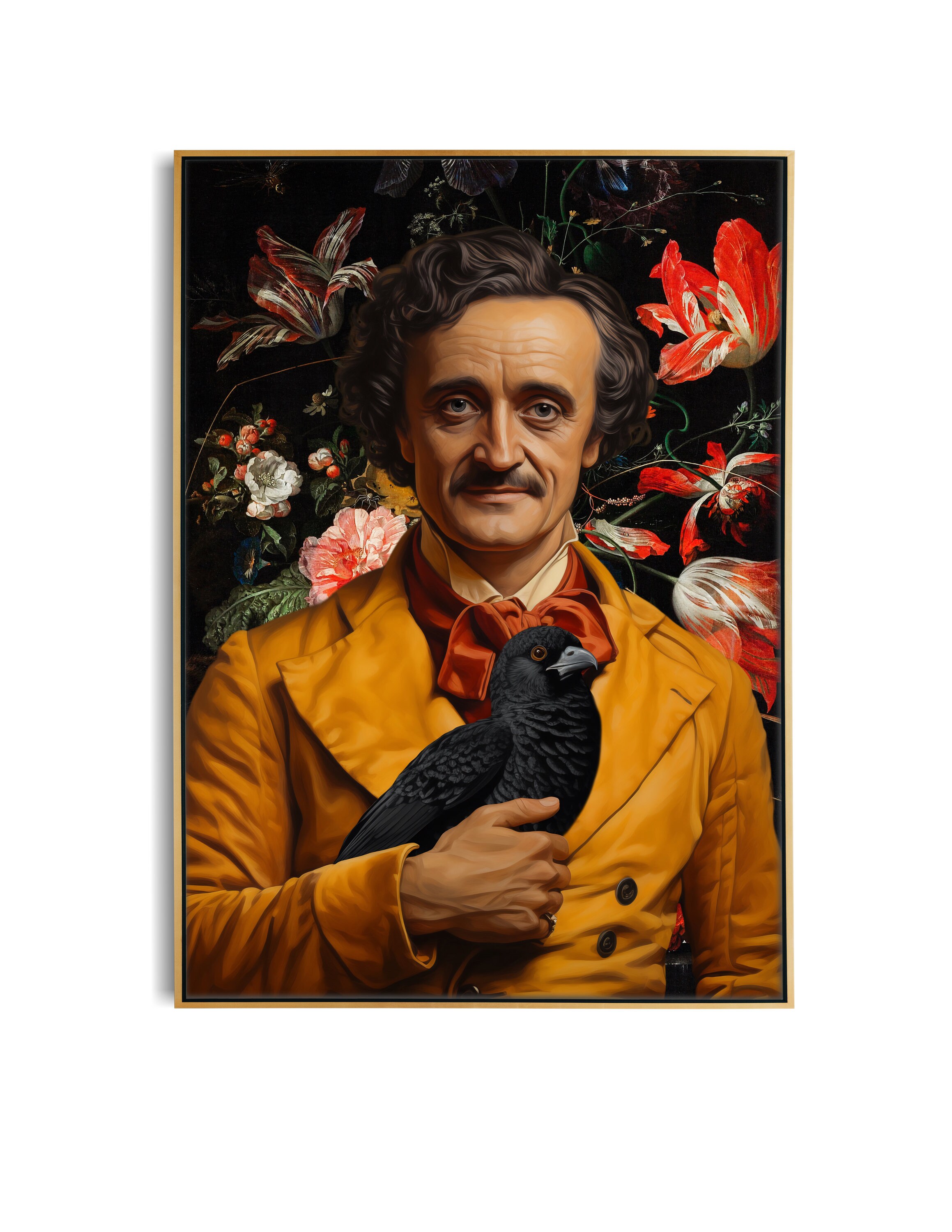 Edgar Allan Poe Poster Print - 3 Sizes - FRAME NOT INCLUDED - Etsy