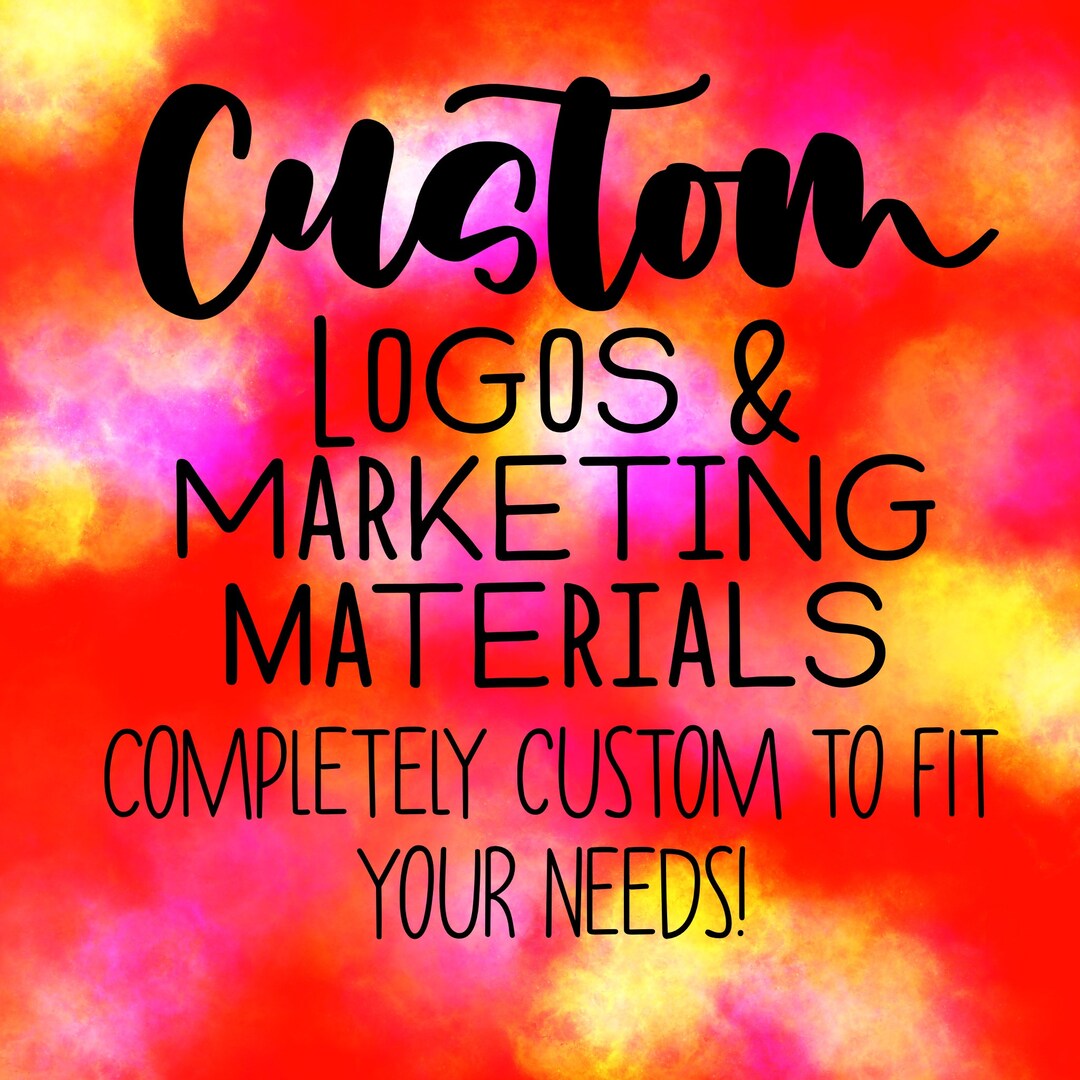 Custom Logo & Marketing Material - Etsy
