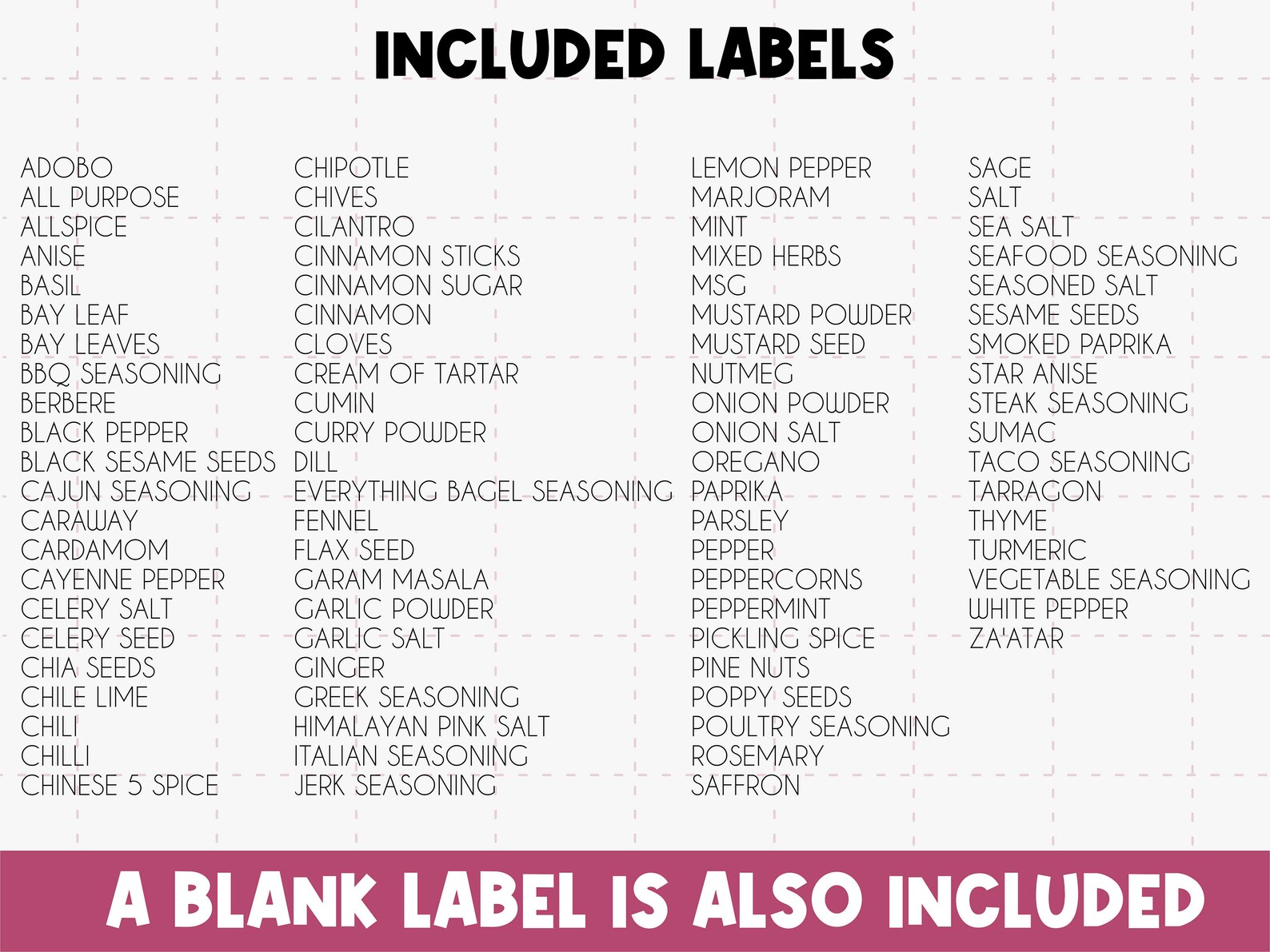 Spice Jar Label SVG Bundle, Kitchen Organization Cut Files, Pantry ...