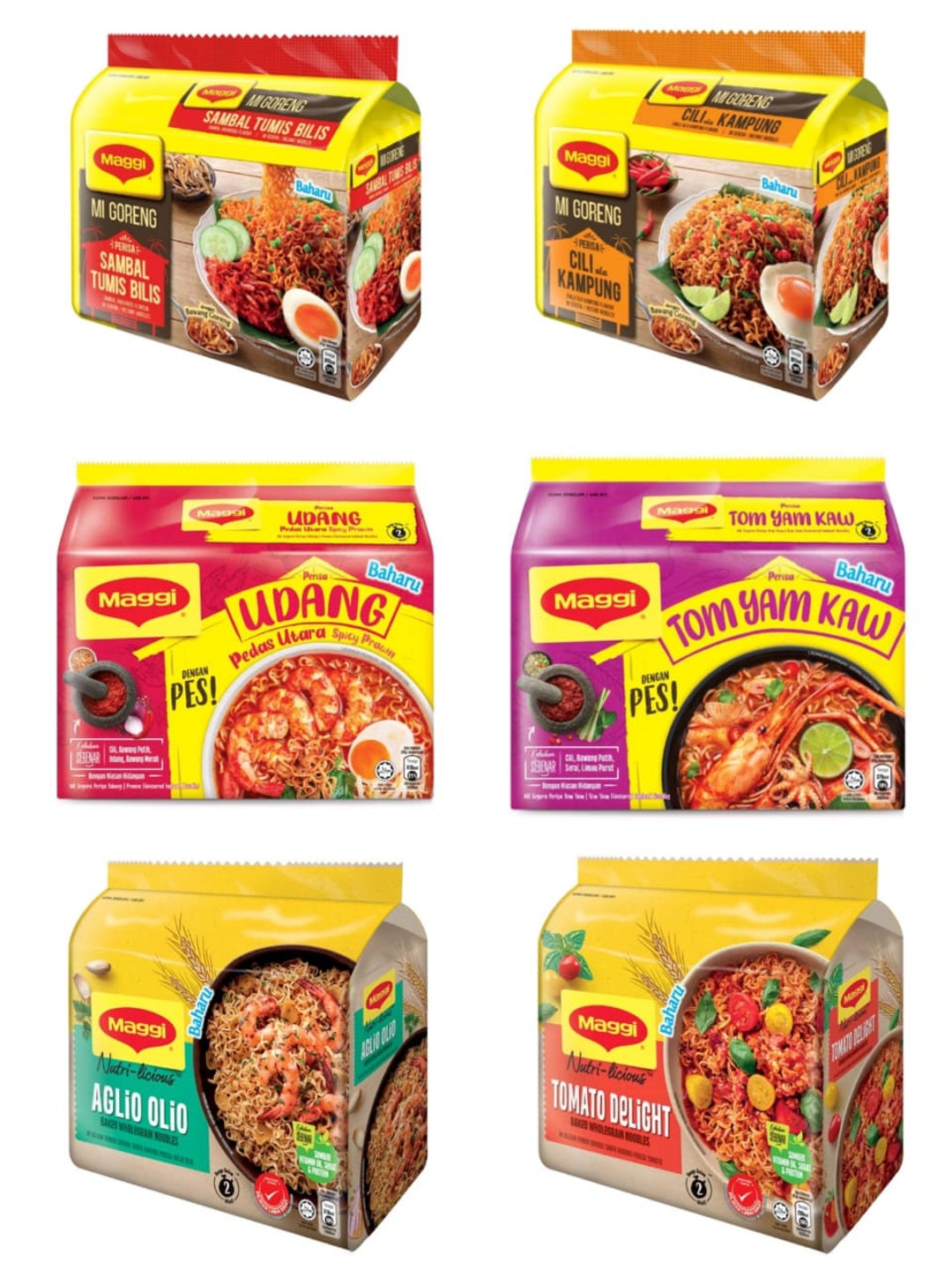 Instant Noodles Maggi 2 Minute Malaysian Flavor - Etsy
