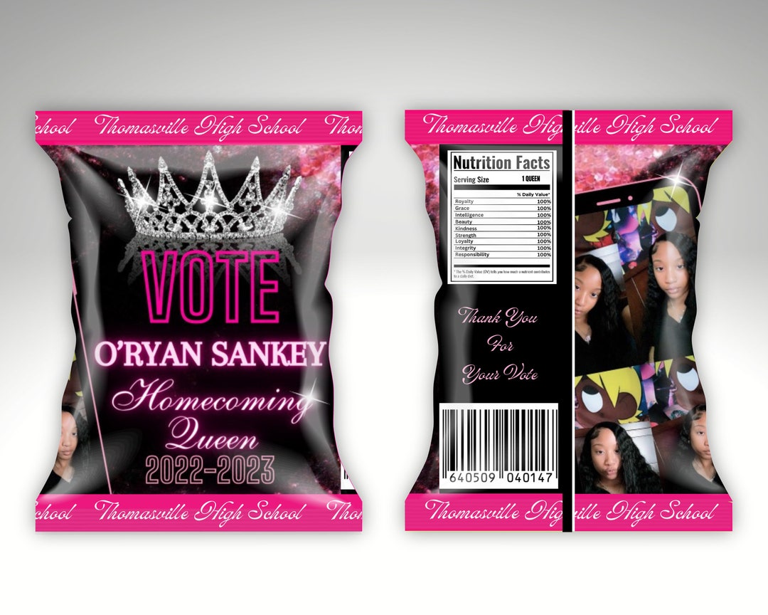 Custom Chip Bags - Etsy