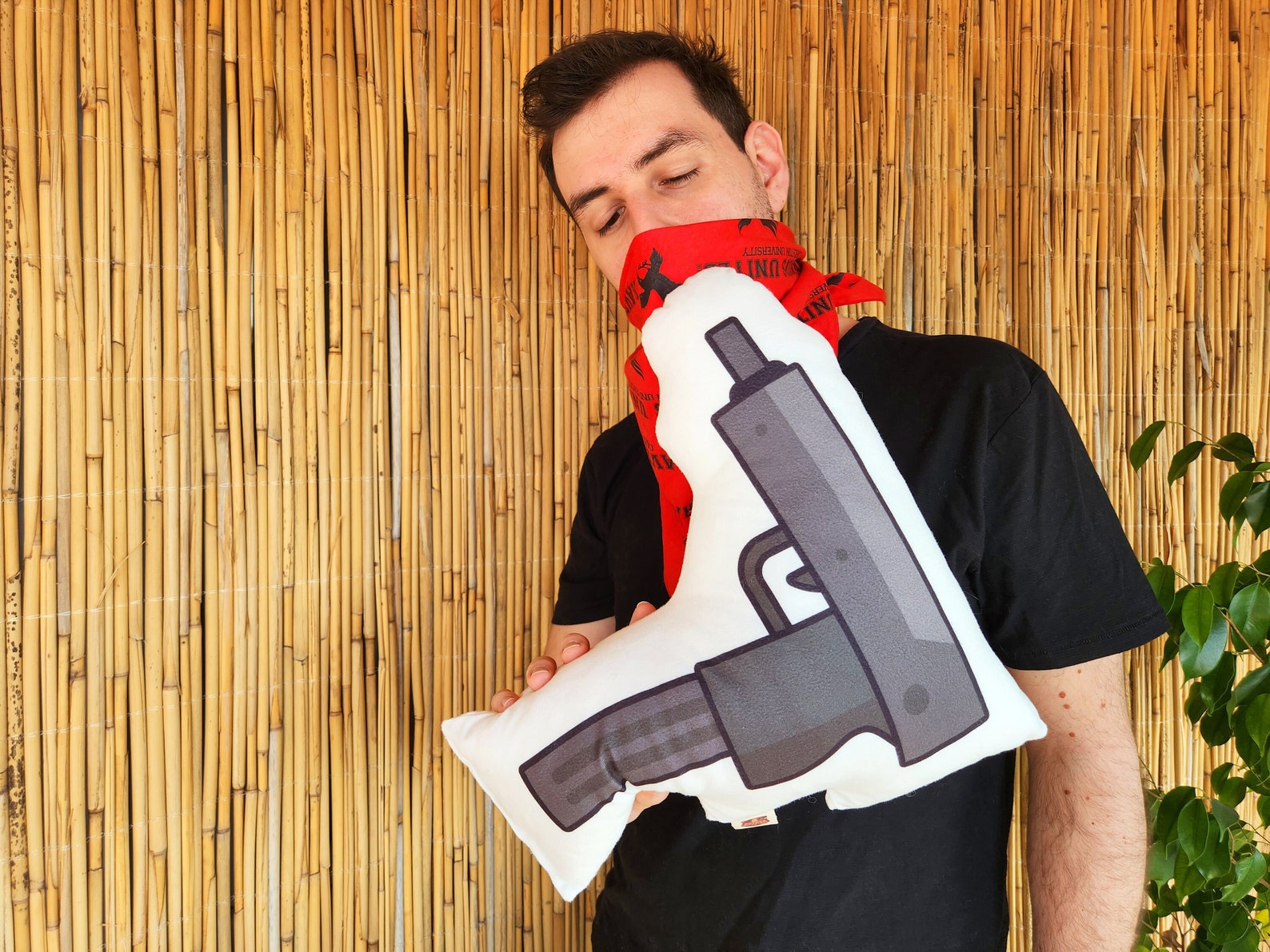 Uzi Plush Weapon Toy for Gamer and Streamer Gun Pillow for - Etsy