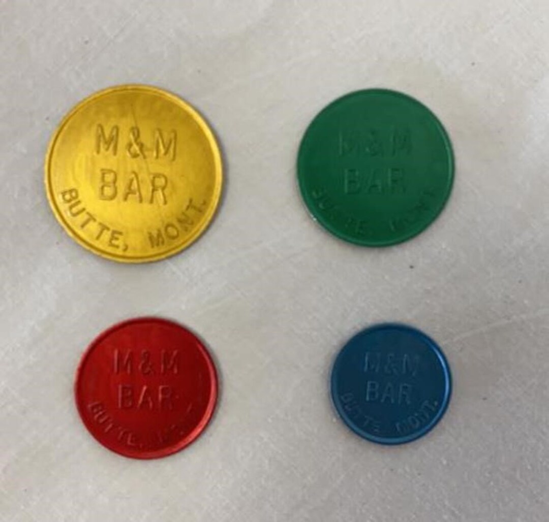 M&M Bar Traide Coins - Etsy