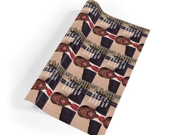 The Office TV Show Pattern Wrapping Paper Sheets Each Sheet 20x29 the ...