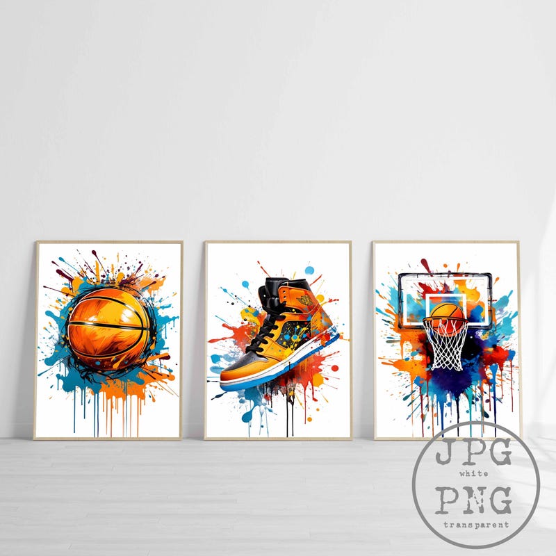 Basketball Wall Art - Etsy