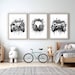 Gaming Prints Game Controller Poster Set Black White PNG Gaming Room ...