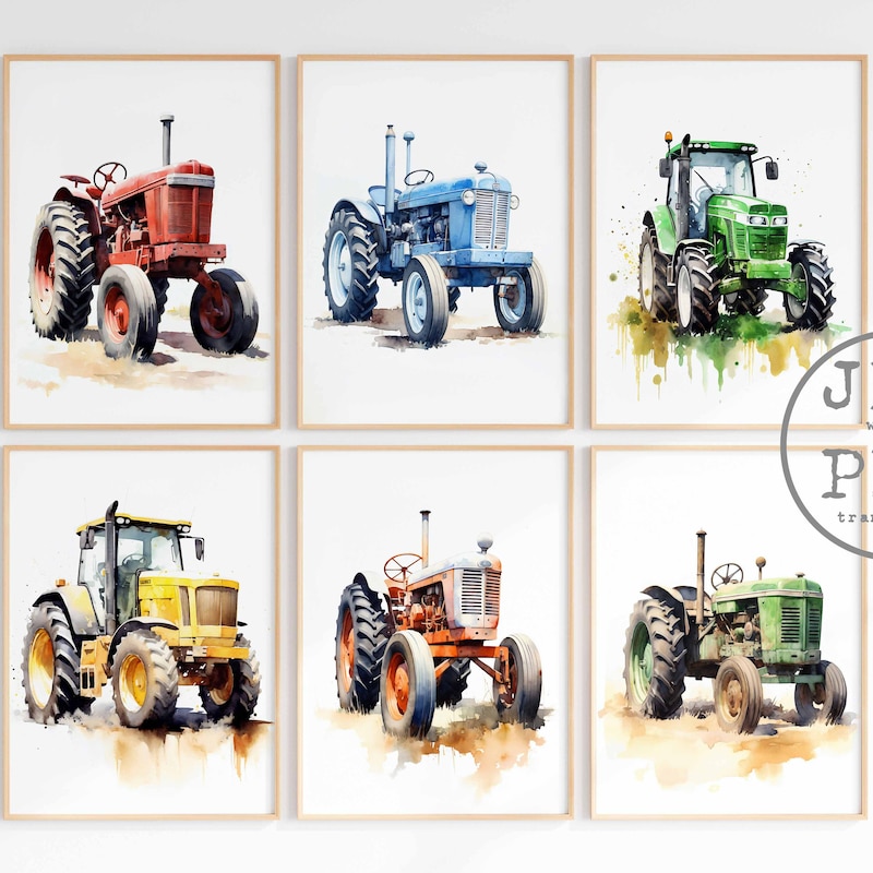 Tractor Art - Etsy