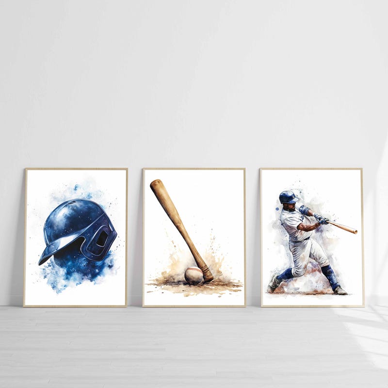 Boys Wallpaper Baseball - Etsy