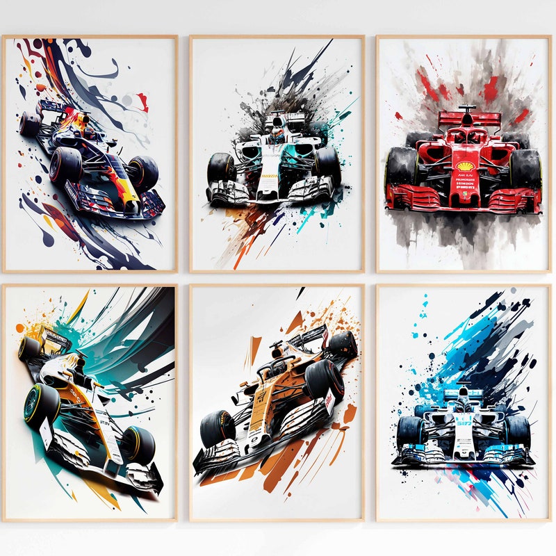 Formula 1 Artwork - Etsy