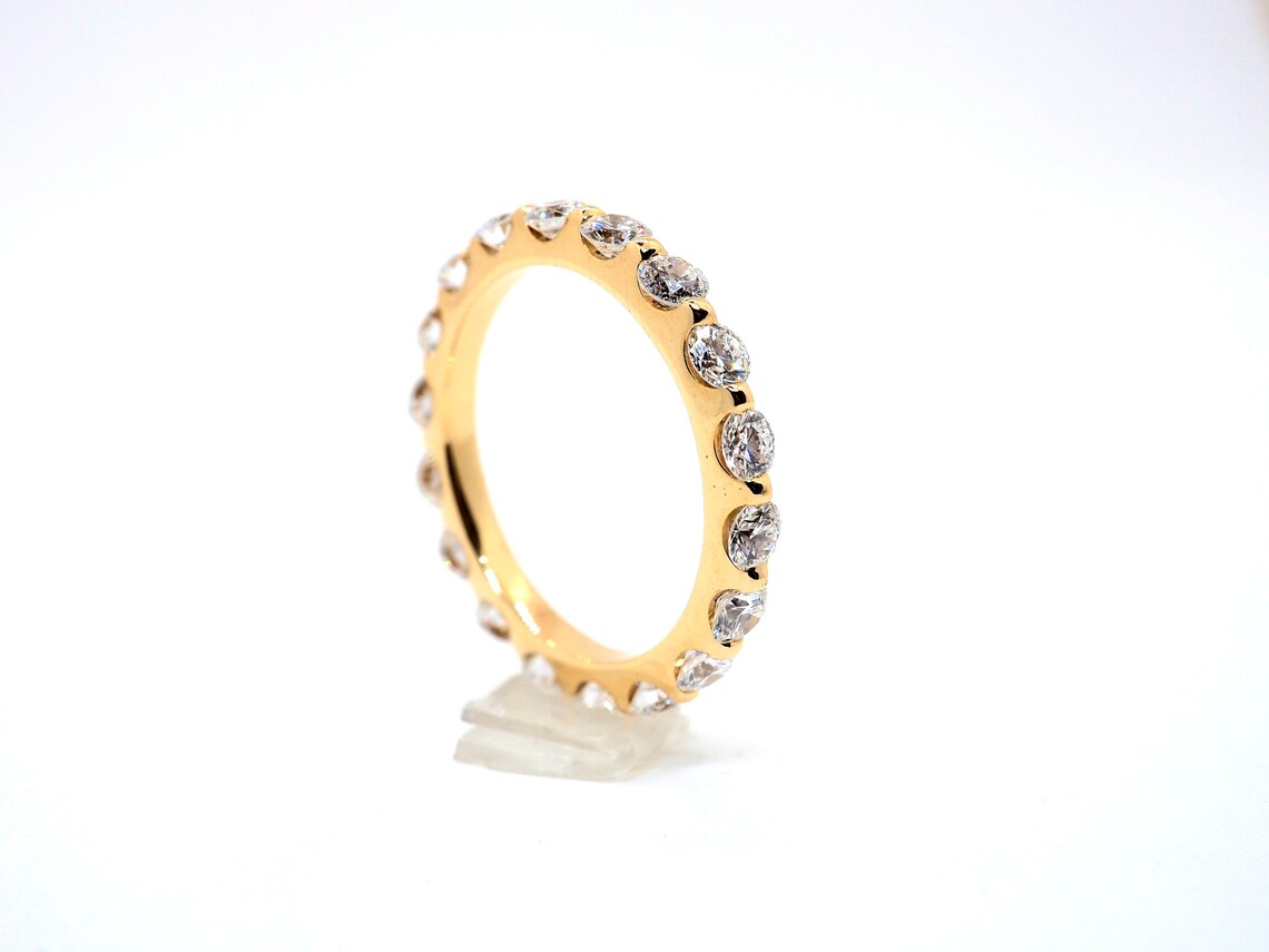 Chopard Ring / Exclusive Diamond Eternity Engagement Wedding 18 K Gold ...