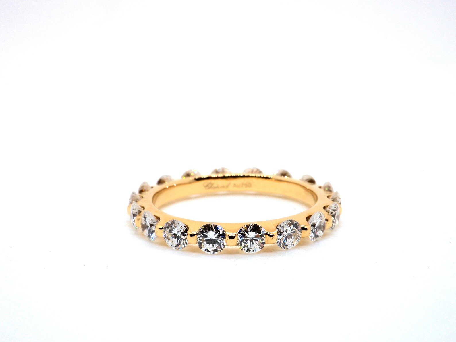 Chopard Ring / Exclusive Diamond Eternity Engagement Wedding 18 K Gold ...