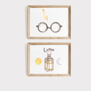 Wizard Nursery Gallery Wizard Wall Decor Wizard Poster Wizarding ...