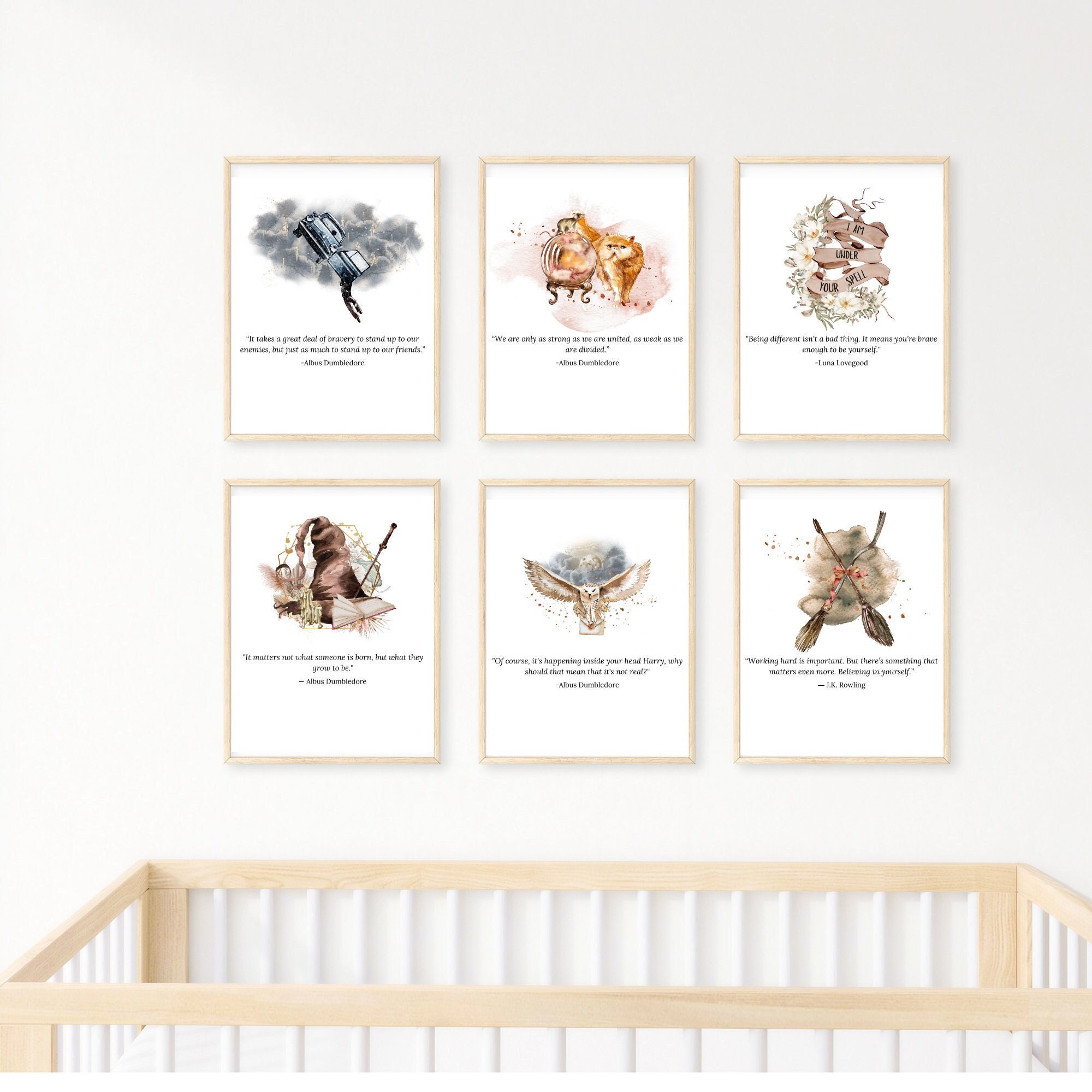 Wizard Print Wizarding School Print Wizarding Nursery Decor - Etsy