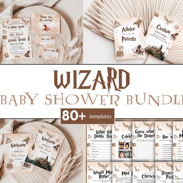 Wizard Baby Shower - Etsy