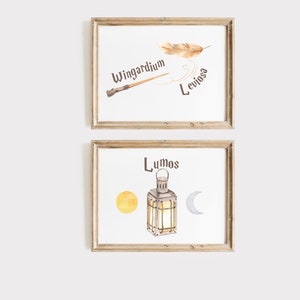 Wizard Nursery Gallery Wizard Wall Decor Wizard Poster Wizarding ...