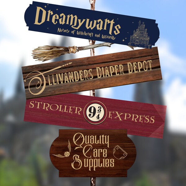 Halloween Directional Signs - Etsy