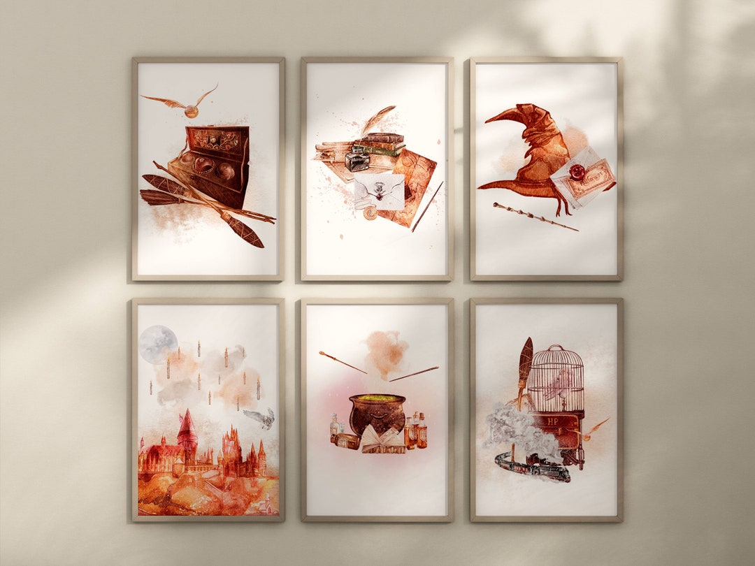 Wizard Poster Wizard Print Wizarding Nursery Decor Magical - Etsy