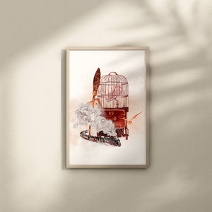 Wizard Poster, Wizard Print, Wizarding Nursery Decor, Magical Nursery ...