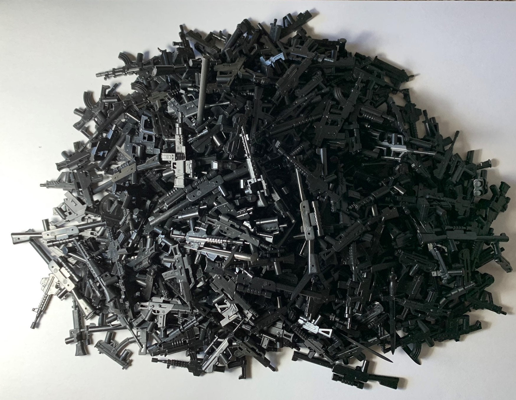 Custom 500 Brick Gun Pack for Minifigures - Etsy