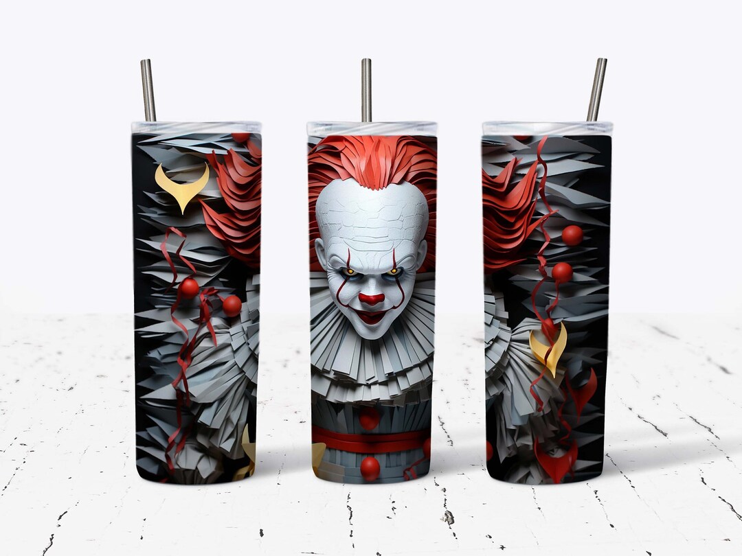 Pennywise 3D Look 20oz Tumbler - Etsy