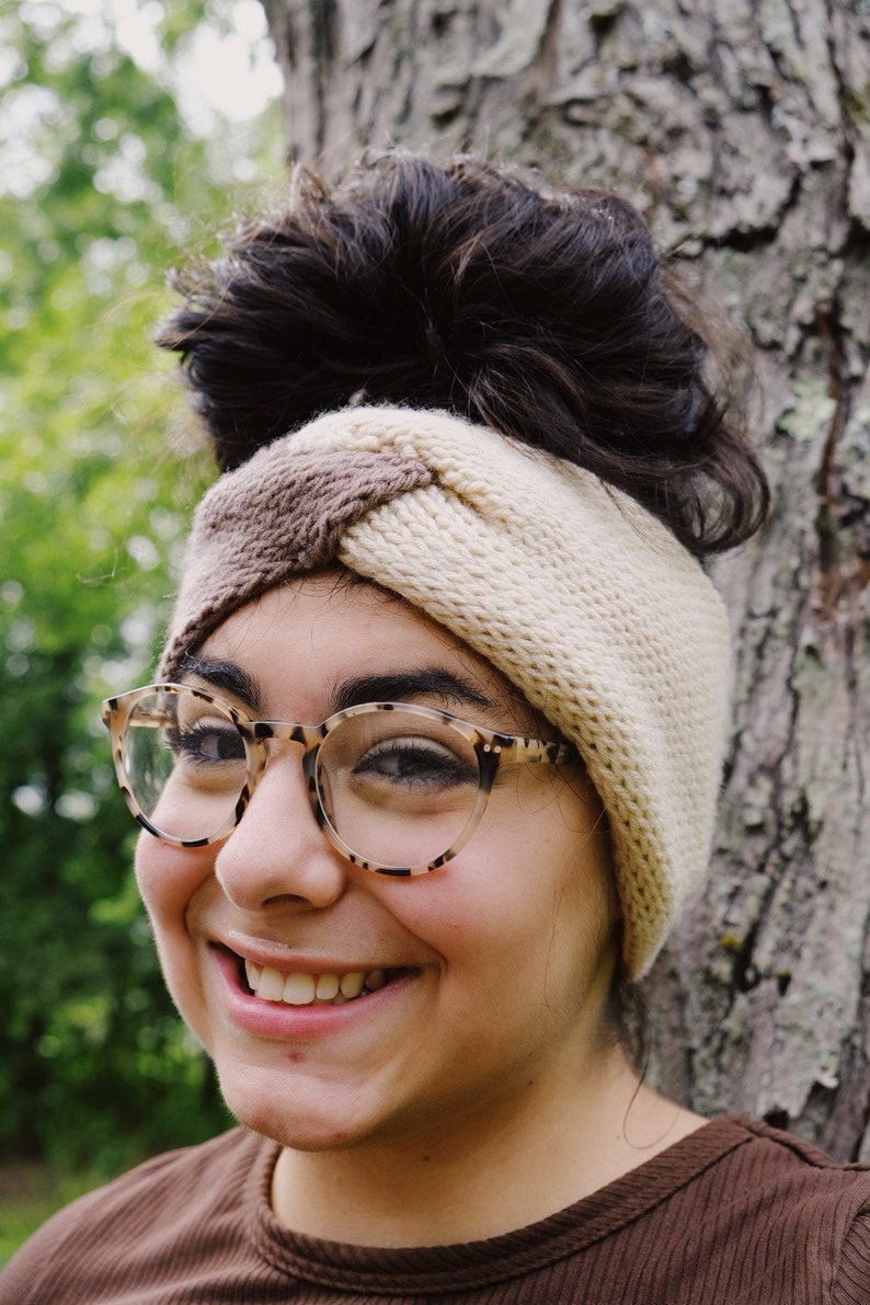 Boho Two Tone Twist Head Wrap - Etsy