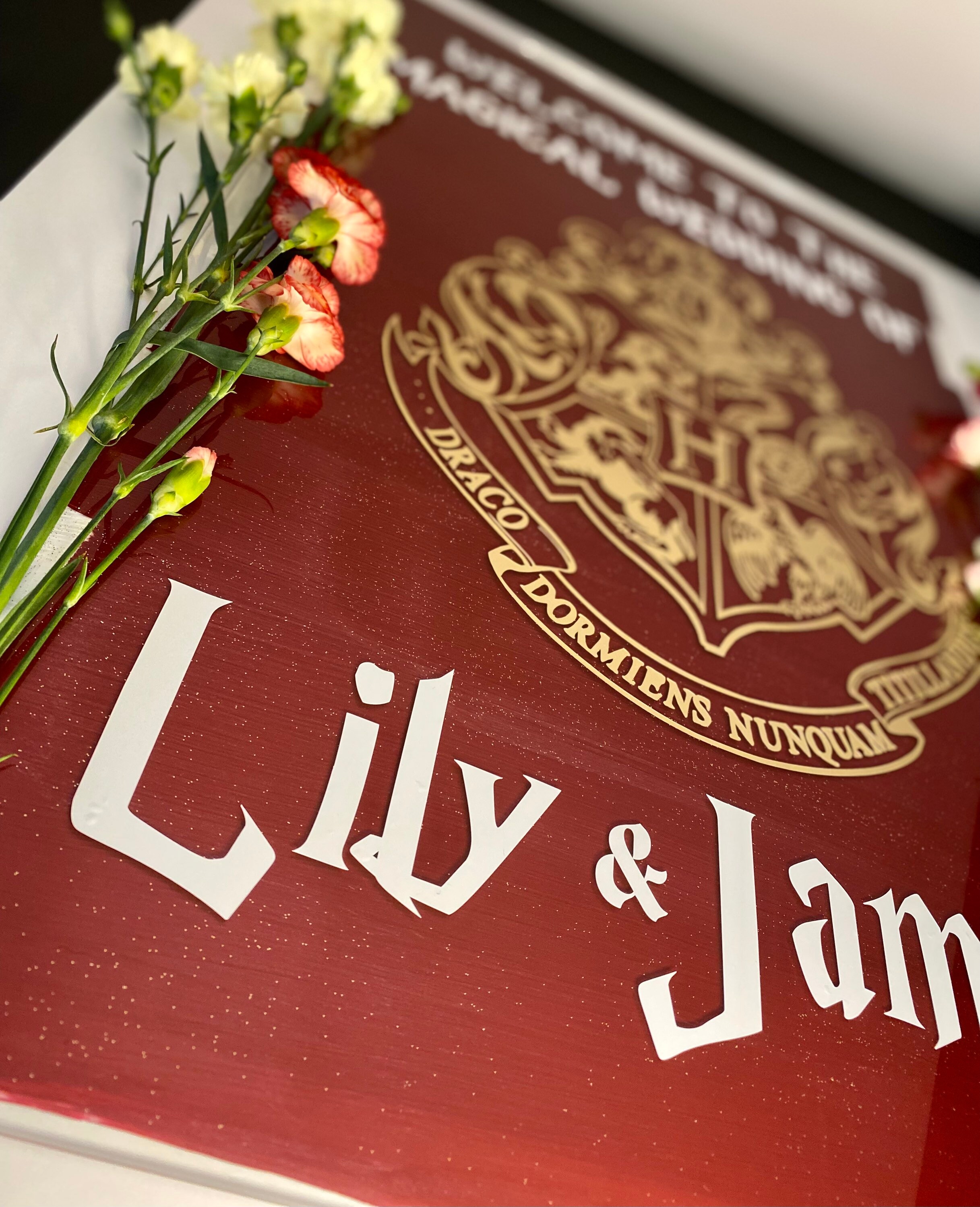 Hogwarts Wedding Welcome Sign - Etsy