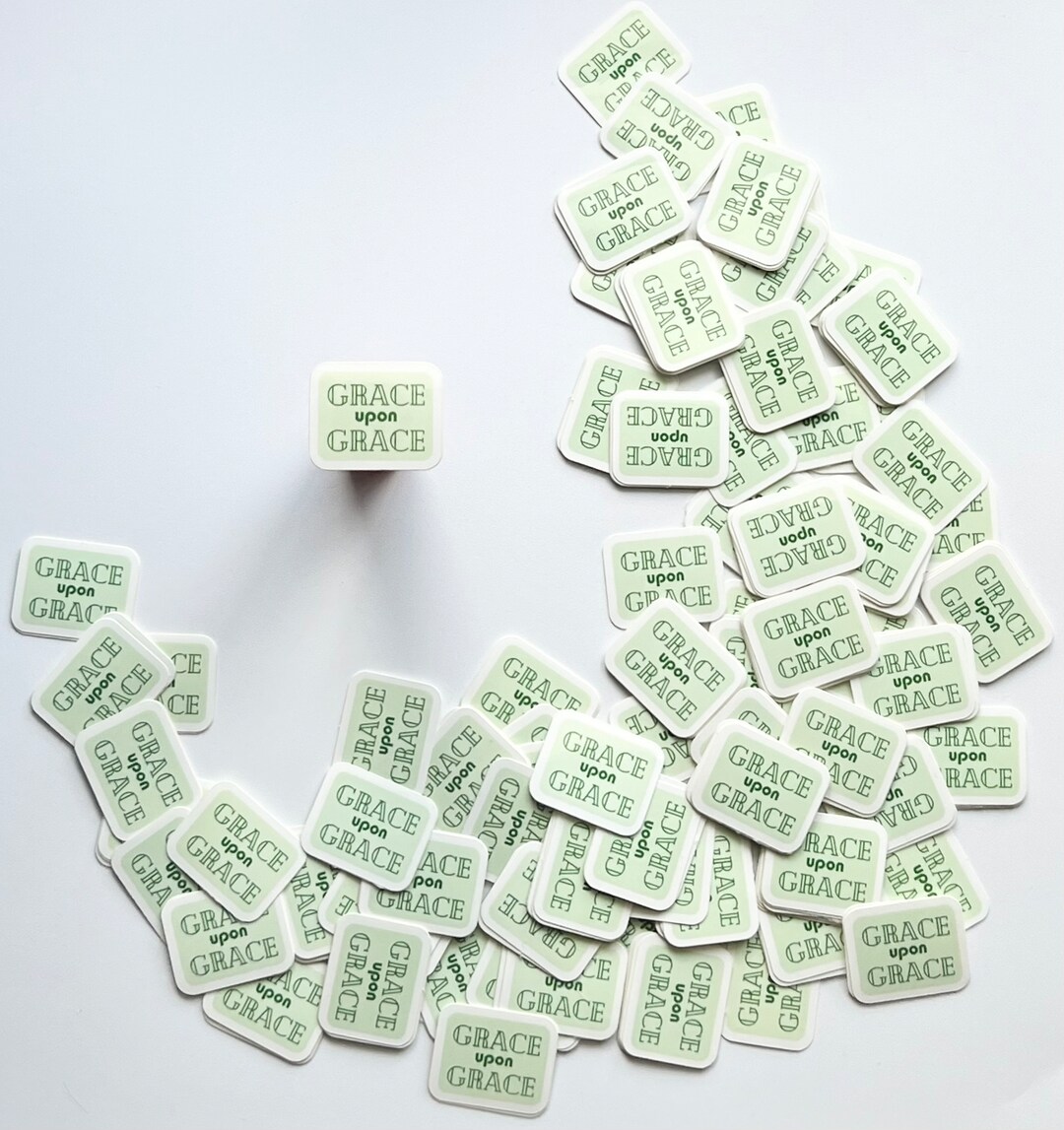 Grace Upon Grace Sticker - Etsy