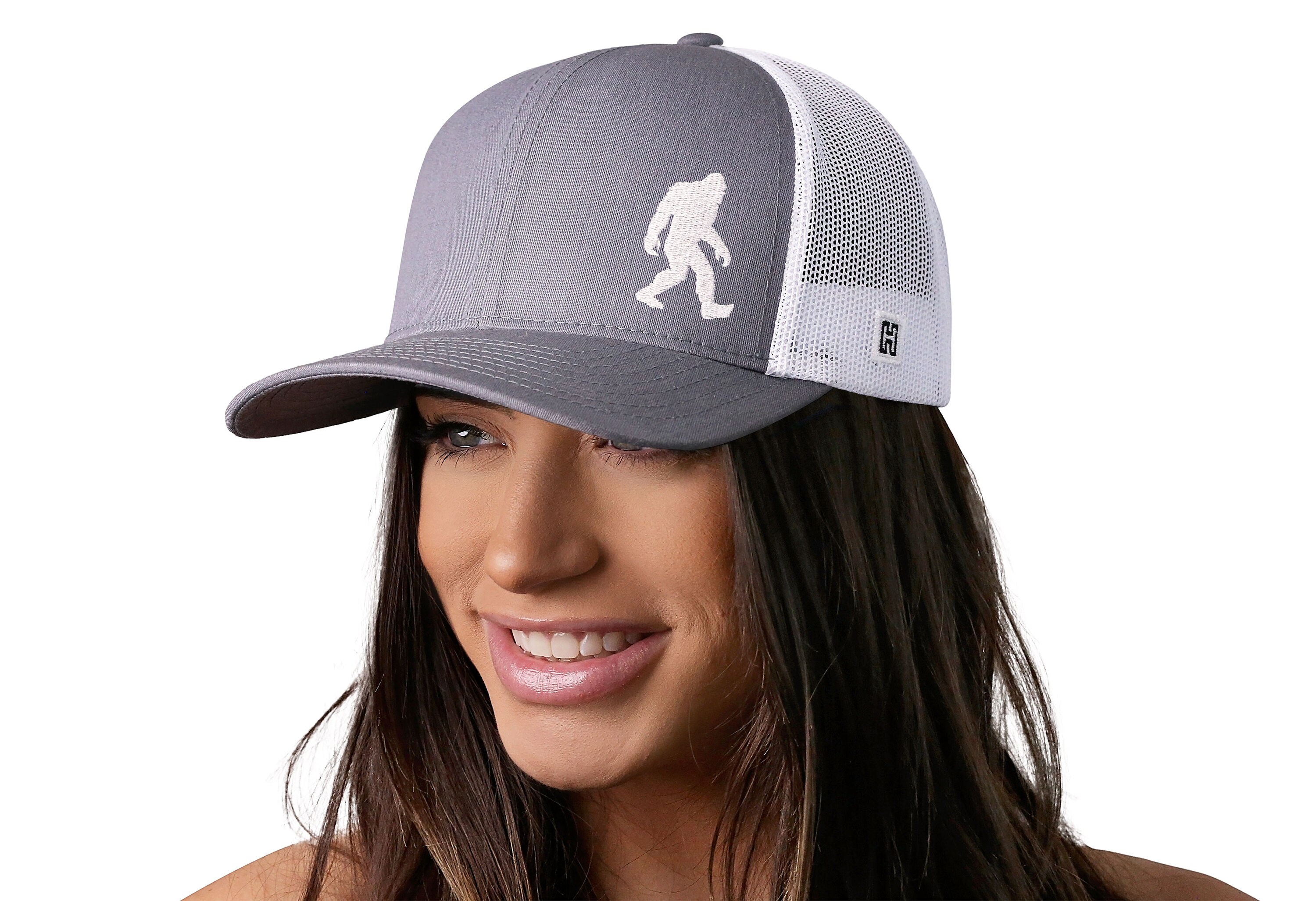 HAKA Sasquatch Hat, Bigfoot Embroidered Trucker Hat, Outdoor Hat for ...