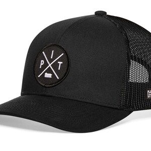 HAKA Pittsburgh Hat – PIT Trucker Hat for Men & Women, Adjustable Baseball Cap, Mesh Snapback ...
