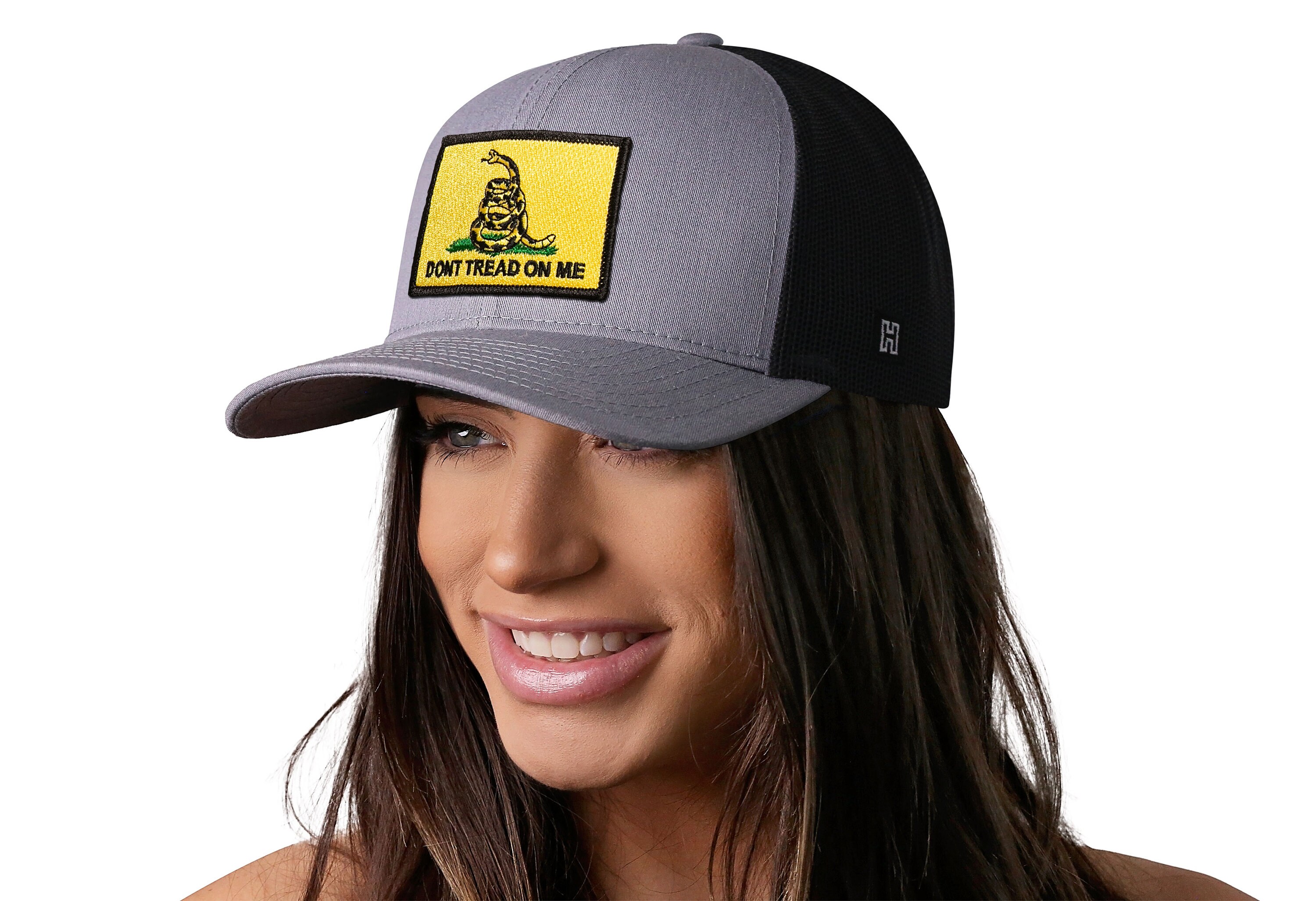 HAKA Dont Tread on Me Hat – Gadsden Flag Trucker Hat, Mesh Outdoor Hat ...