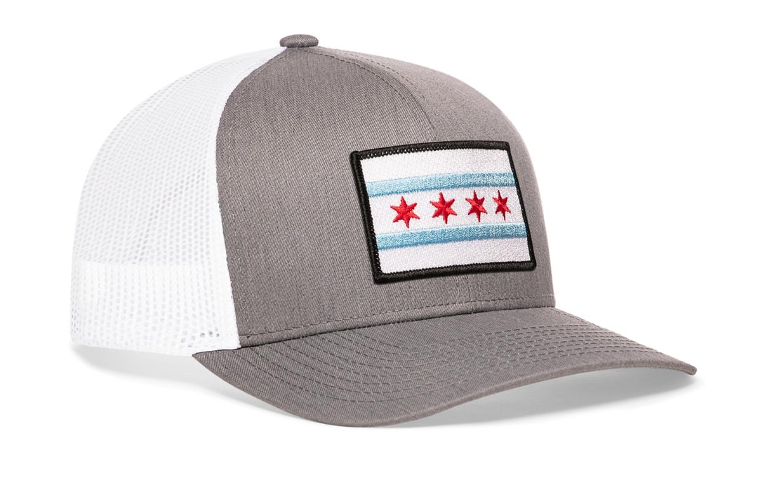 HAKA Chicago Flag Hat – Chicago Trucker Hat for Men & Women, Adjustable ...