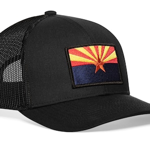 HAKA Arizona Hat - Arizona Flag Trucker Hat AZ Baseball Cap Snapback ...